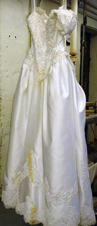 Wedding Gown Restoration - Janet Davis Dry Cleaners